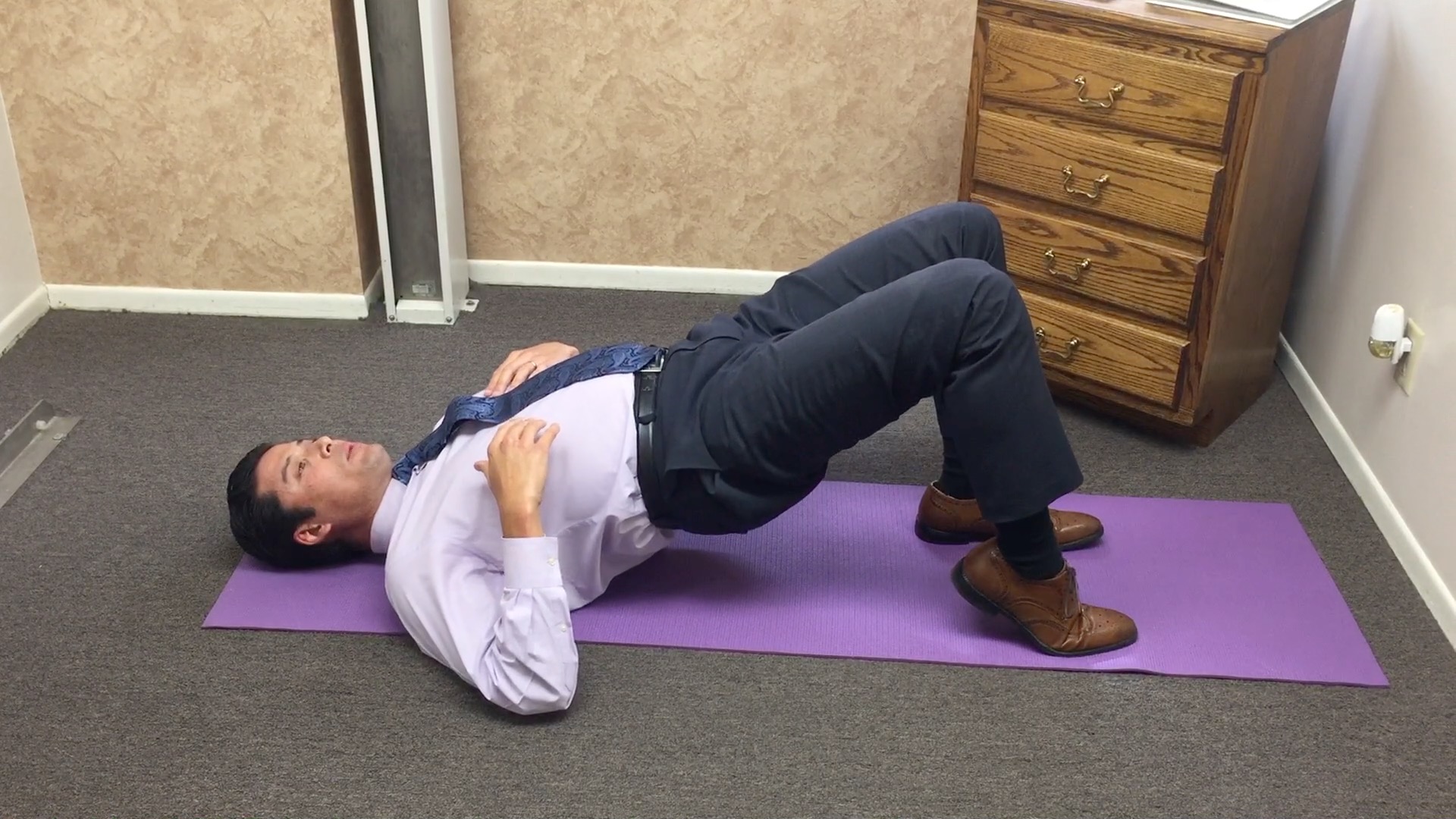 Modified Bridge for Back Strength | Euclid Chiropractic