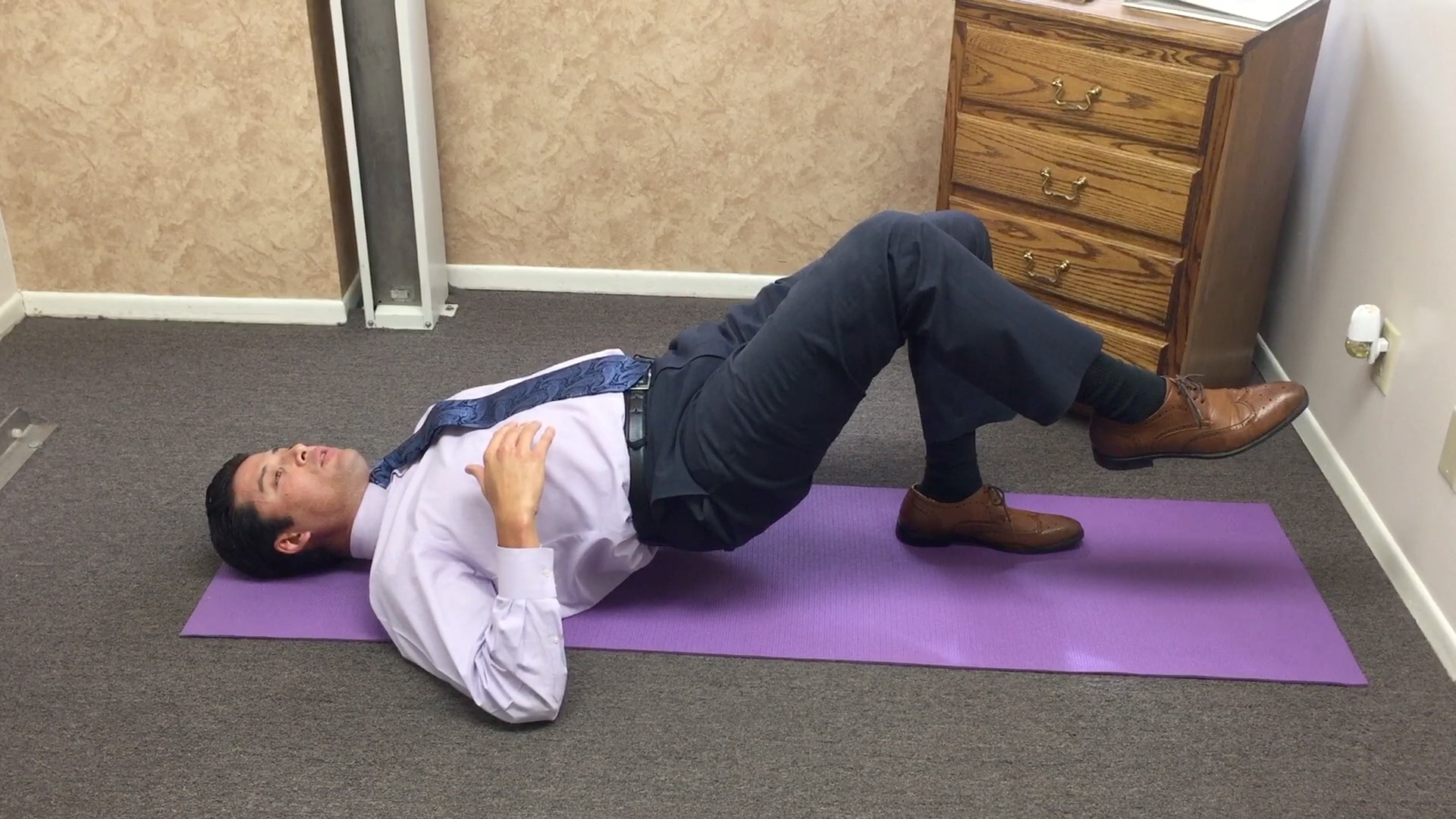 Modified Bridge for Back Strength | Euclid Chiropractic