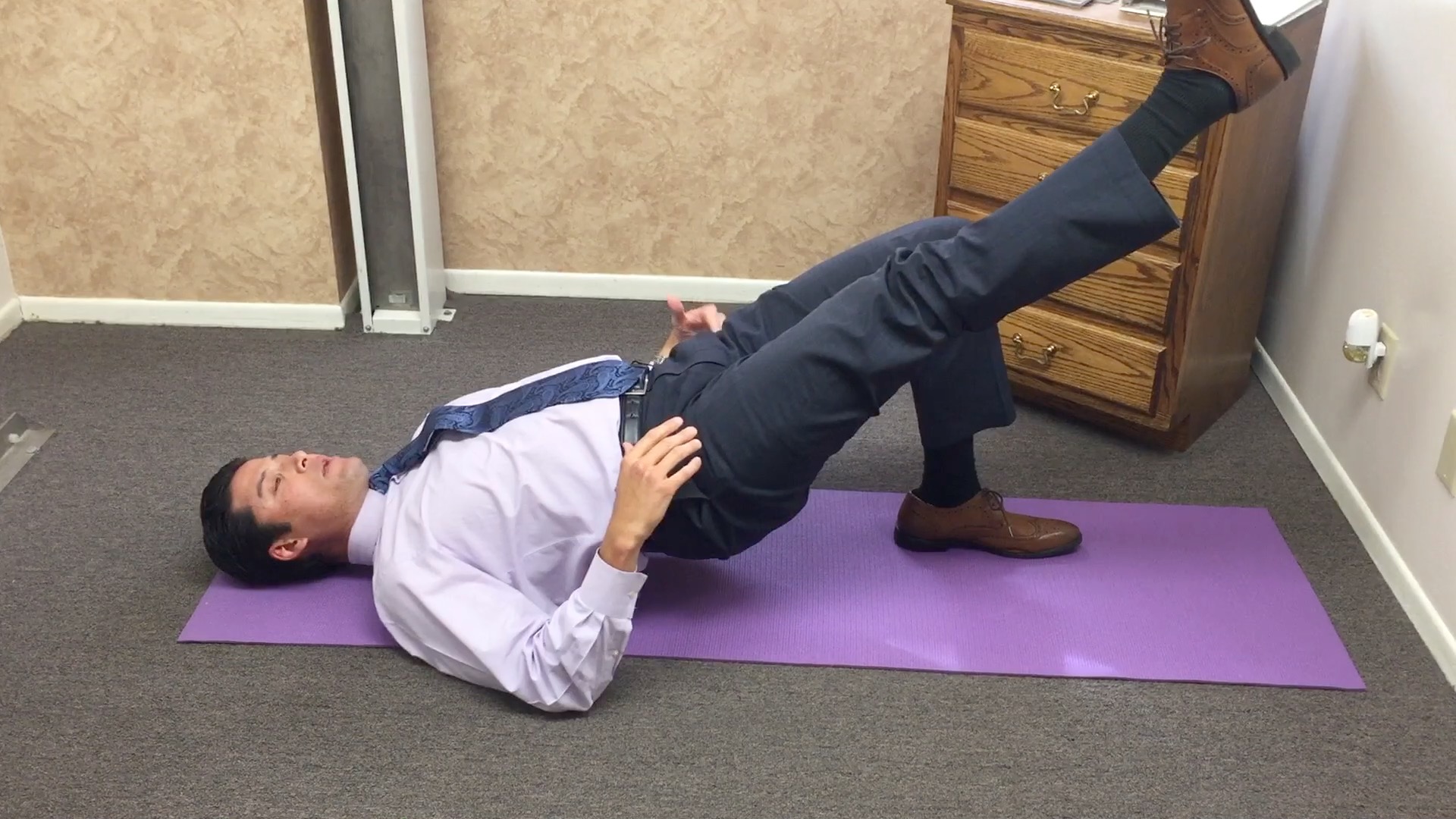 Modified Bridge for Back Strength | Euclid Chiropractic
