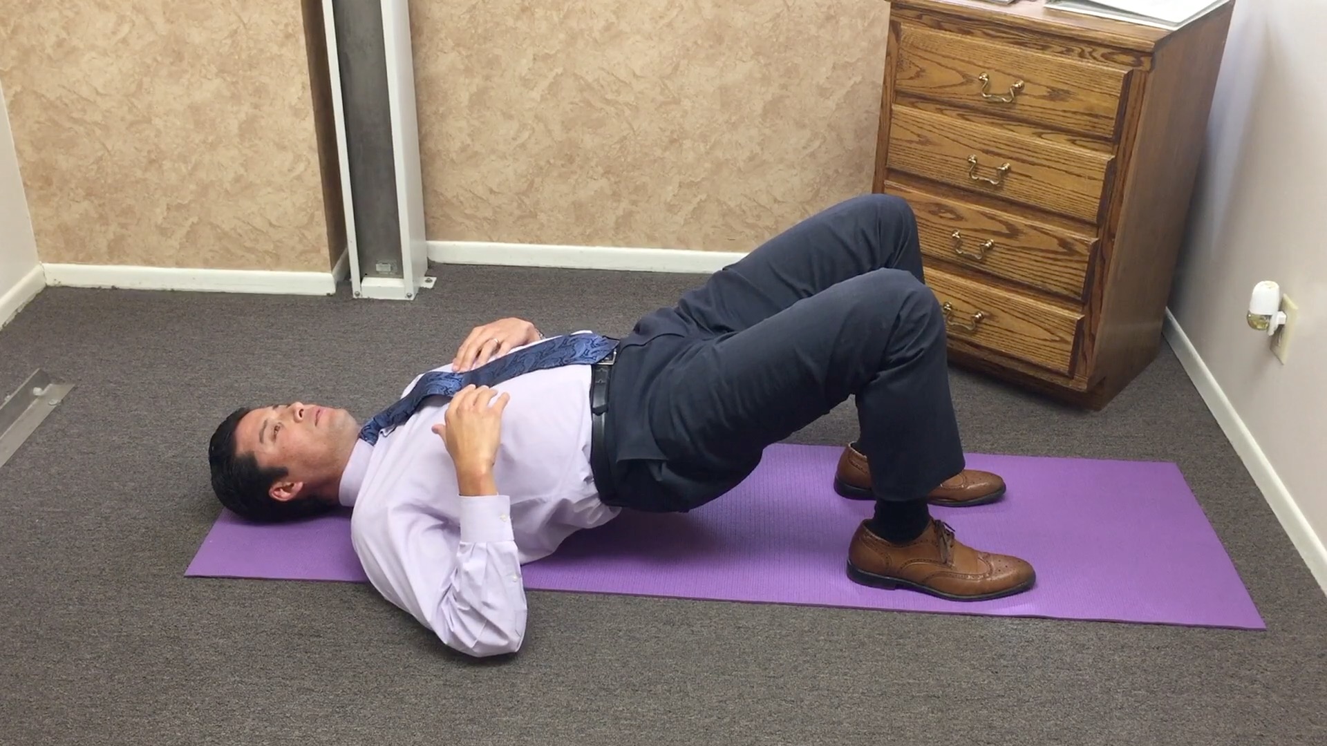 Modified Bridge for Back Strength | Euclid Chiropractic