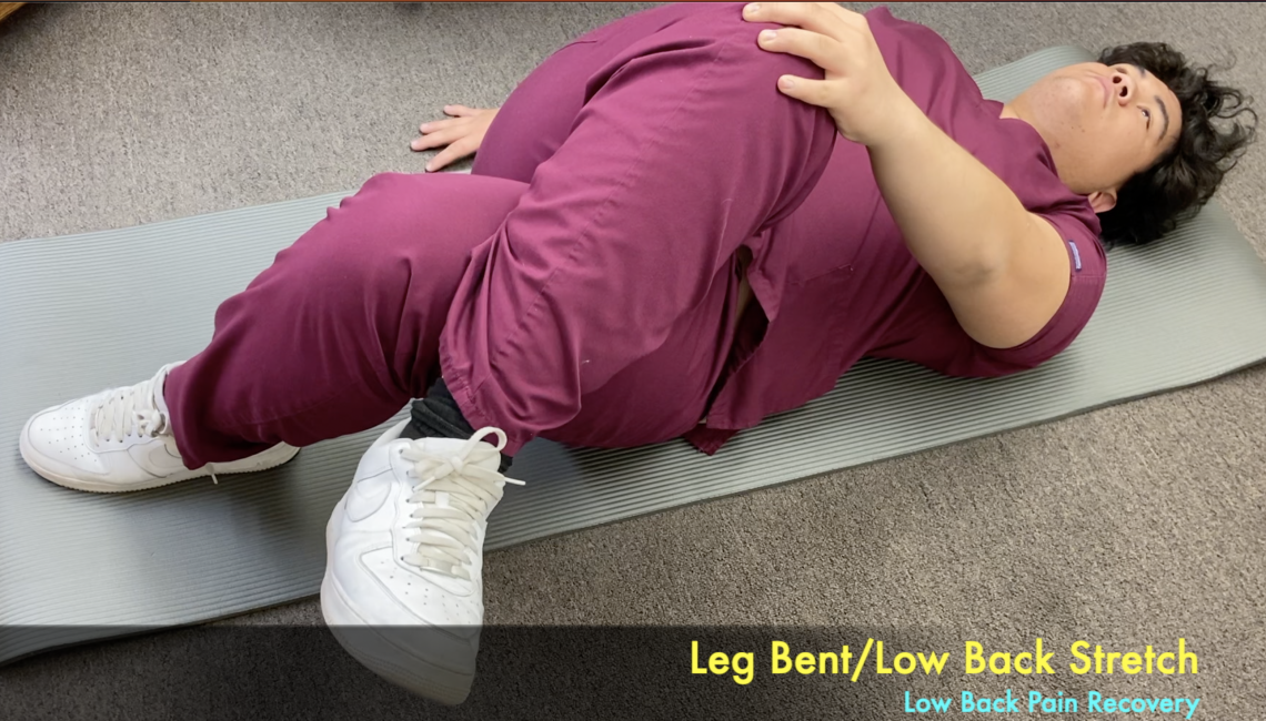 Leg Bent/Back Stretch – Euclid Chiropractic