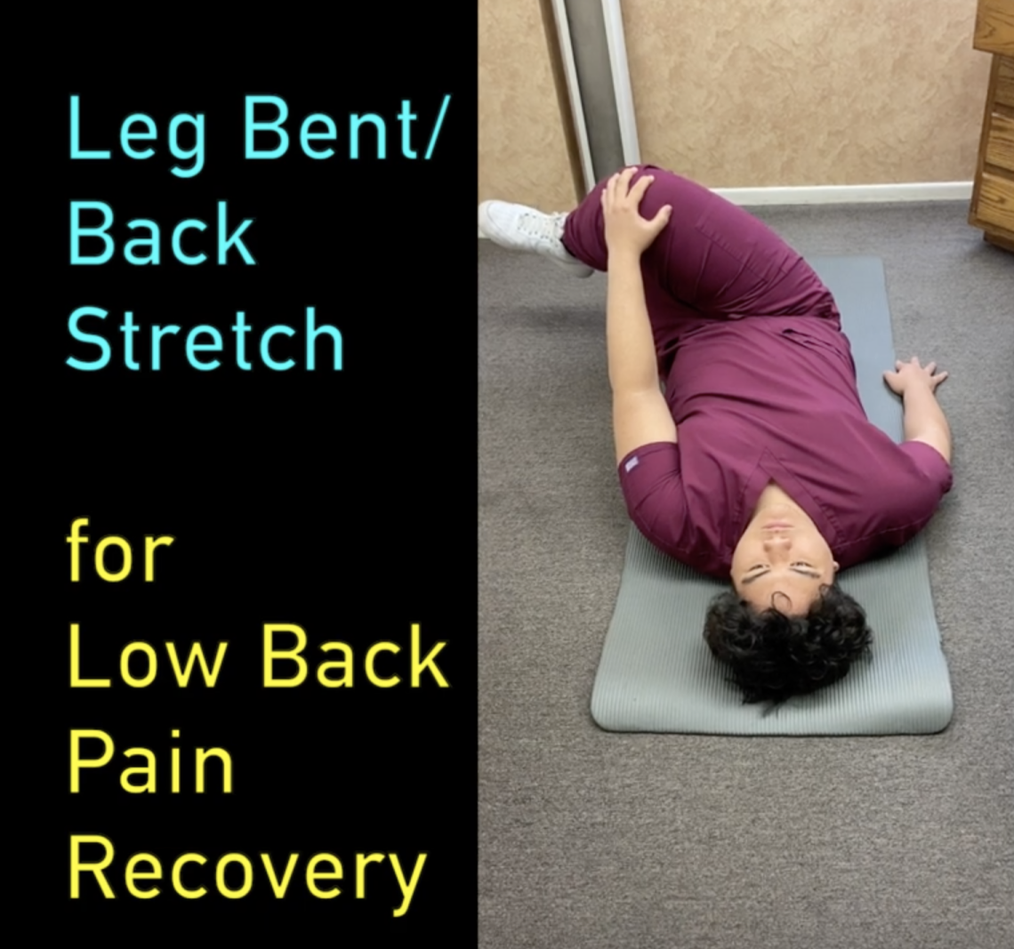 Leg Bent/Back Stretch | Euclid Chiropractic